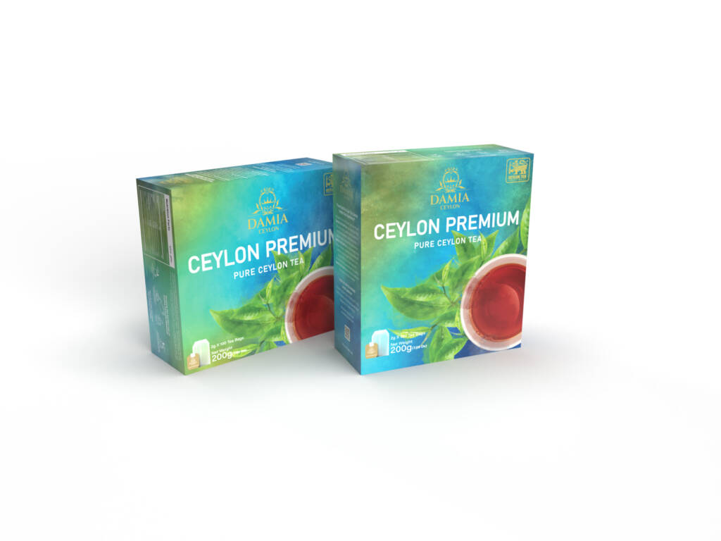Ceylon Premium - 100 Tea Bags - Damia Ceylon