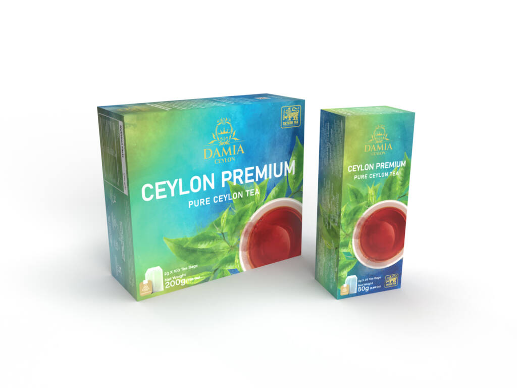 Ceylon Premium - 25 Tea Bags - Damia Ceylon